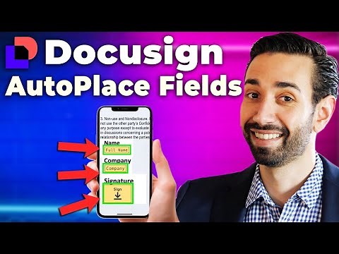 How To Set Up Docusign AutoPlace Fields On Templates (2025 Tutorial)