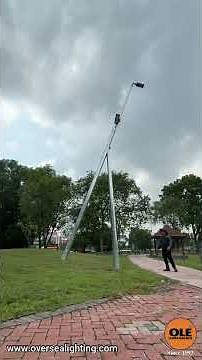 OLE Mid Hinged Pole | Lowering and Raising Demonstration