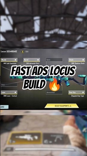 🔥 Best Quick ADS Locus Loadout in CODM!