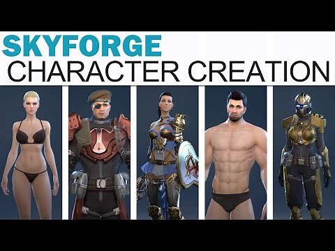 SkyForge - Full Character Creation (Male & Female, All Body Types, Options & Outfits!)