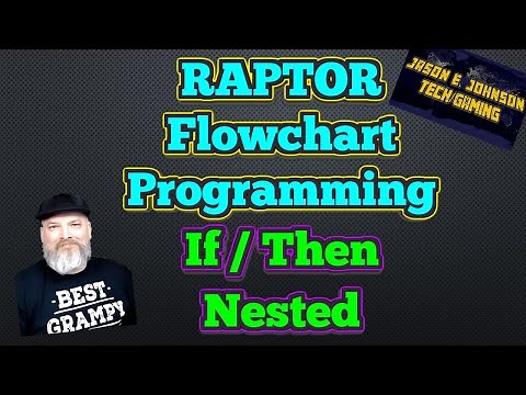 Raptor - If / Then Statement Nested = Raptor Flowchart-based Programming Videos Series