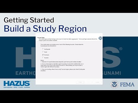 Hazus | Build a Study Region