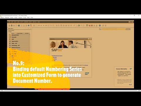 SAP Business One Document Numbering Series to Customized Form - Part 9