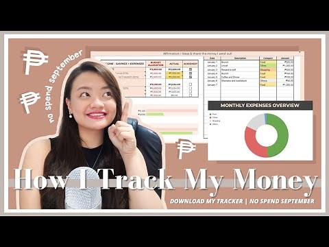 HOW I TRACK MY MONEY | Personal Finance Tracker and No Spend Month Challenge | Philippines