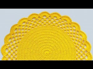 किरोसिया से थालपोश बनाना सीखें How To Crochet Thalposh, Woolen Rumal, Table cover Thalpos Doily