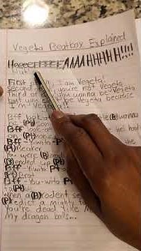 Vegeta Beatbox Explained - Cartoon Beatbox Battles