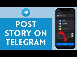 How to Post Story on Telegram (2024) | Upload Story on Telegram