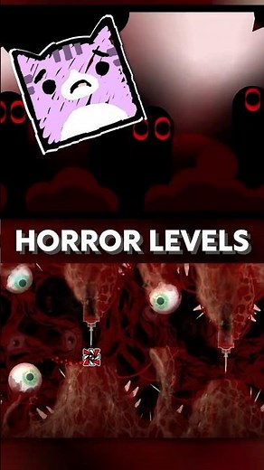 HORROR LEVELS IN GEOMETRY DASH #geometrydash #geometrydashmusic #gaming