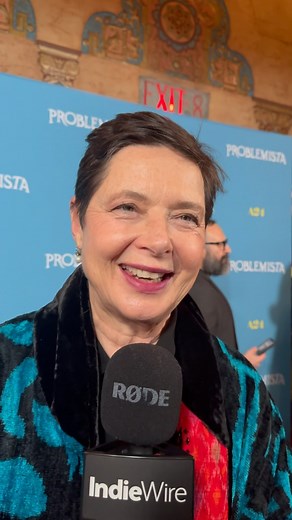 Isabella Rossellini shows no signs of slowing down, with films “Spaceman” and “La Chimera” both coming out in March. When looking back at her prolific career, she tells IndieWire that one performance stands out to her. Read our full interview from the “Problemista” NYC premiere at the link in our bio. | IndieWire