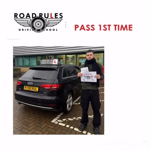 Well done to Adam passing his driving test 1st Time @ Sidcup driving test centre trained by instructor Denis 🚗 #learntodrive #passmydrivingtest #drivinglessons #bestdrivingschool #sidcup | Road Rules Driving School