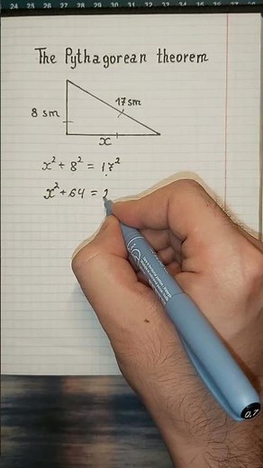 The Working Pythagorean Triangle | maths review #shorts #maths