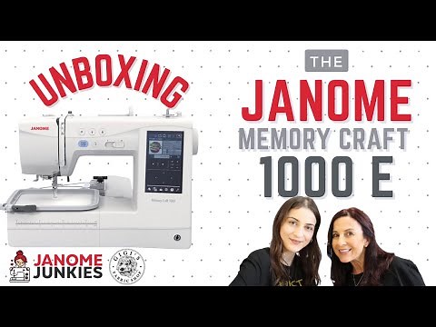 NEW Janome Memory Craft 1000 Combo Machine - Complete Review & Features Tour