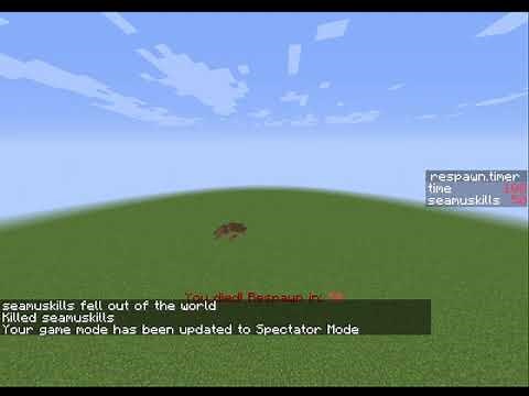 respawn timer datapack (minecraft)