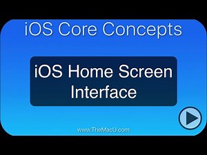 iOS Basics Tutorial - The Home Screen Interface on iPhone & iPad!