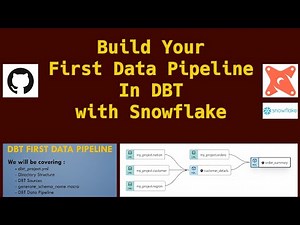 Build DBT Data Pipeline in snowflake #dbt #dataengineering #snowflake #datascience #tutorial