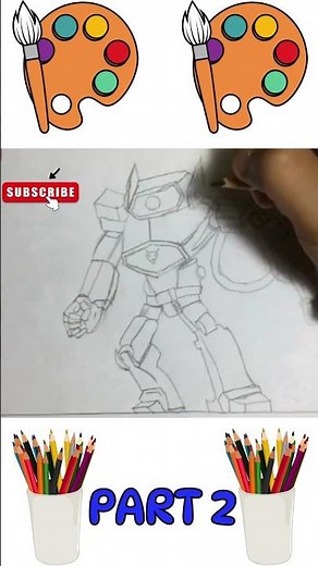 Shockwave Transformer Drawing – Step-by-Step Robot Art Tutorial!