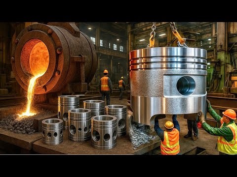How Caterpillar Engine Pistons Are Made – Amazing Manufacturing Process