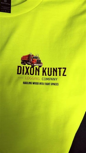 Dixon KUNTZ Logging Co! #log #logging #funnyshirt #JobsiteLaughs