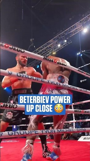 That #arturbeterbiev power is no joke 😳