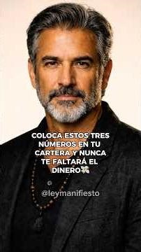 Coloca estos tres números en tu cartera y nunca te faltará el dinero 💫💸 #manifestacion #universo