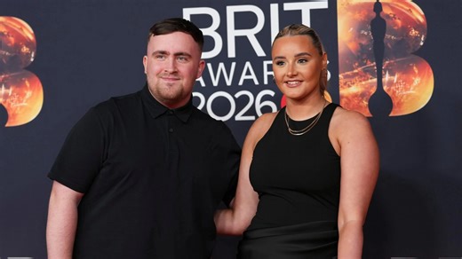Littler hits red carpet with girlfriend Faith for BRITs in matching outfits