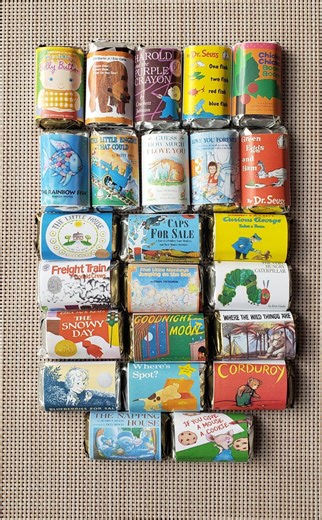 Baby Shower Chocolate Bar Wrap Labels | Classic Children’s Book Theme | Mini Candy Bar Labels | Glossy Precut Favor Wraps - Etsy