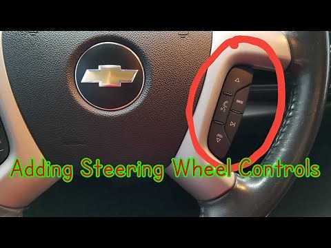 How to add steering wheel radio controls to your Silverado Sierra Tahoe Yukon
