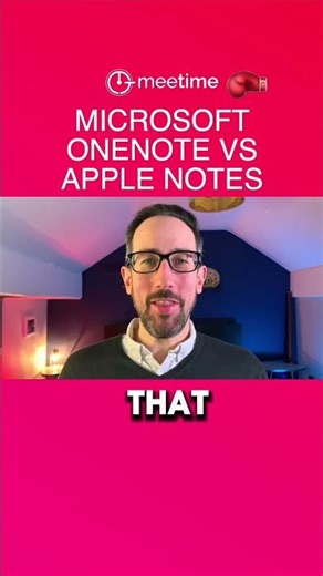 Microsoft OneNote vs Apple Notes #microsoft365 #onenote #meetime #notetaking #applepencil