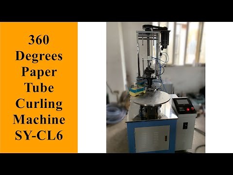 Paper Tube Curling Machine SY-CL6(360 Degrees Perfect Curling)