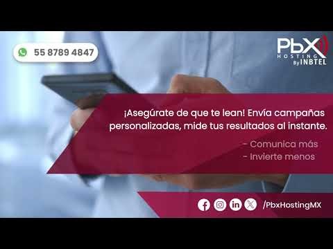 Lanza tu campaña de SMS Masivos. | PBX Hosting.