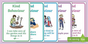 Kind Behaviour Posters