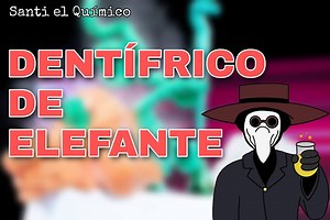 1.8K views · 84 reactions | Una manera rápida y sencilla de hacer el famoso el famoso dentífrico de elefante. Se recomienda usar protección. | Santi el Químico | Facebook