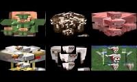 Mix of 6 videos from youtube : minecraft scan sixparsion