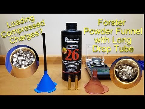 Forster Powder Funnel with Long Drop Tube