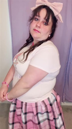 A Plus Size Cutie Embracing Kawaii Fashion