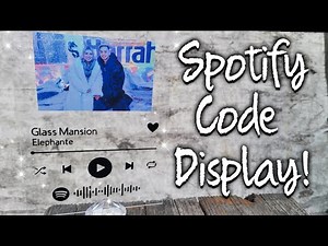 DIY: How to Make Spotify Glass Music Plaque with Cricut. Easy !