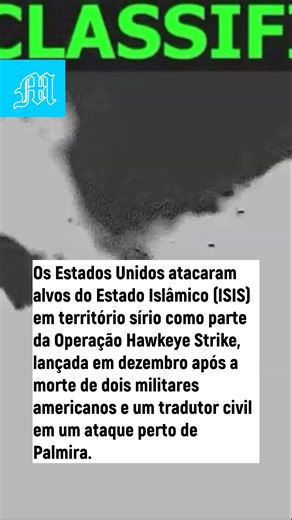 O ISIS (Estado Islâmico) na Síria é atacado pelos EUA