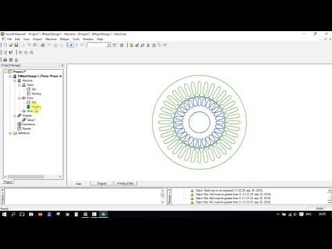Three - Phase Induction Motor Model Design in ANSYS RMxprt