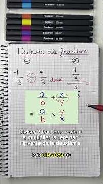 ➗ Fractions et division : exercices de maths en 4ème corrigés ✅ #shorts #maths #exercices