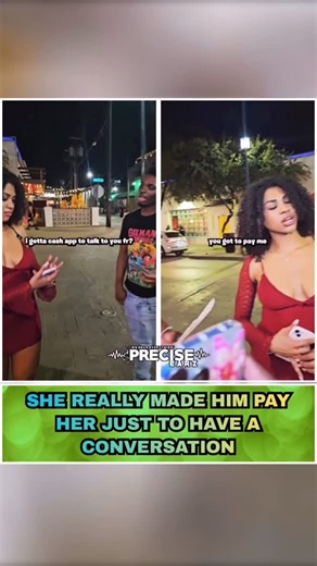 PreciseEarz on Instagram: "This is a simp move. Straight going out bad on camera. And she really wanted $10"