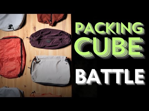 Favorite Packing Cube? Aer vs Bellroy vs PD vs Pioneer Carry