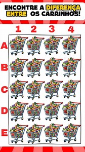 LOCALIZE O CARRO DE COMPRAS! #facebookreels #testepsicologico #raciociniologico #testedevisao | Jessica Messias