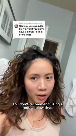 Want to try diffusing your curly wavy hair but don’t have a diffuser just a blow dryer?