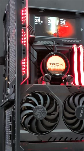 TRON ARES Custom PC Build ASUS Republic of Gamers Thermaltake Technology Inc TEAMGROUP - Global | Mhike Samsin