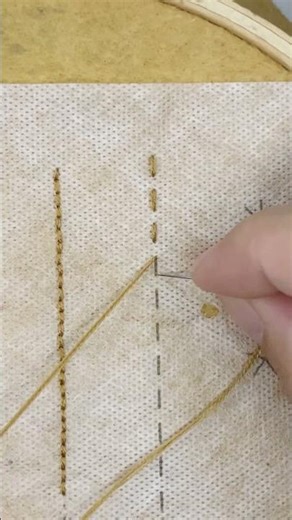 Straight Stitch Embroidery Tutorial
