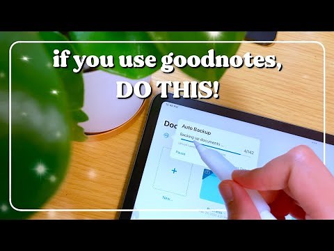 HOW TO NOT LOSE YOUR GOODNOTES FILES | how to properly backup and sync your files in Goodnotes