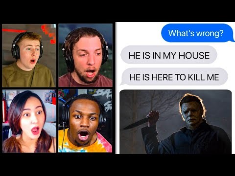 YOUTUBERS REACTING TO MY SCARY TEXT STORIES