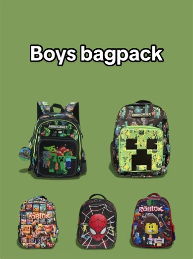 Minecraft, roblox and spiderman bagpack #kidsbagpack #backtoschoolph #bagngbata #gamingkids #affordablebagpack