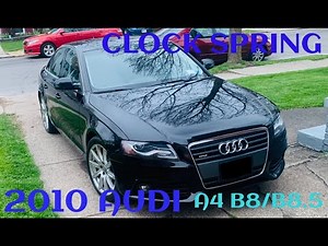 2010 Audi A4 B8/B8.5 Clock Spring Replacement / Steering Angle Sensor G85 - Driveway Dave