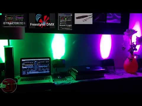 DMX lights using TRAKTOR Pro 3 / Rekordbox / Vdj / etc. mapping